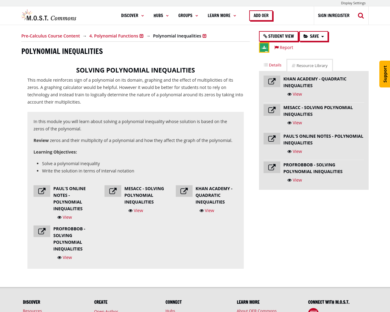 Pre-Calculus Course Content, 4. Polynomial Functions, Polynomial ...